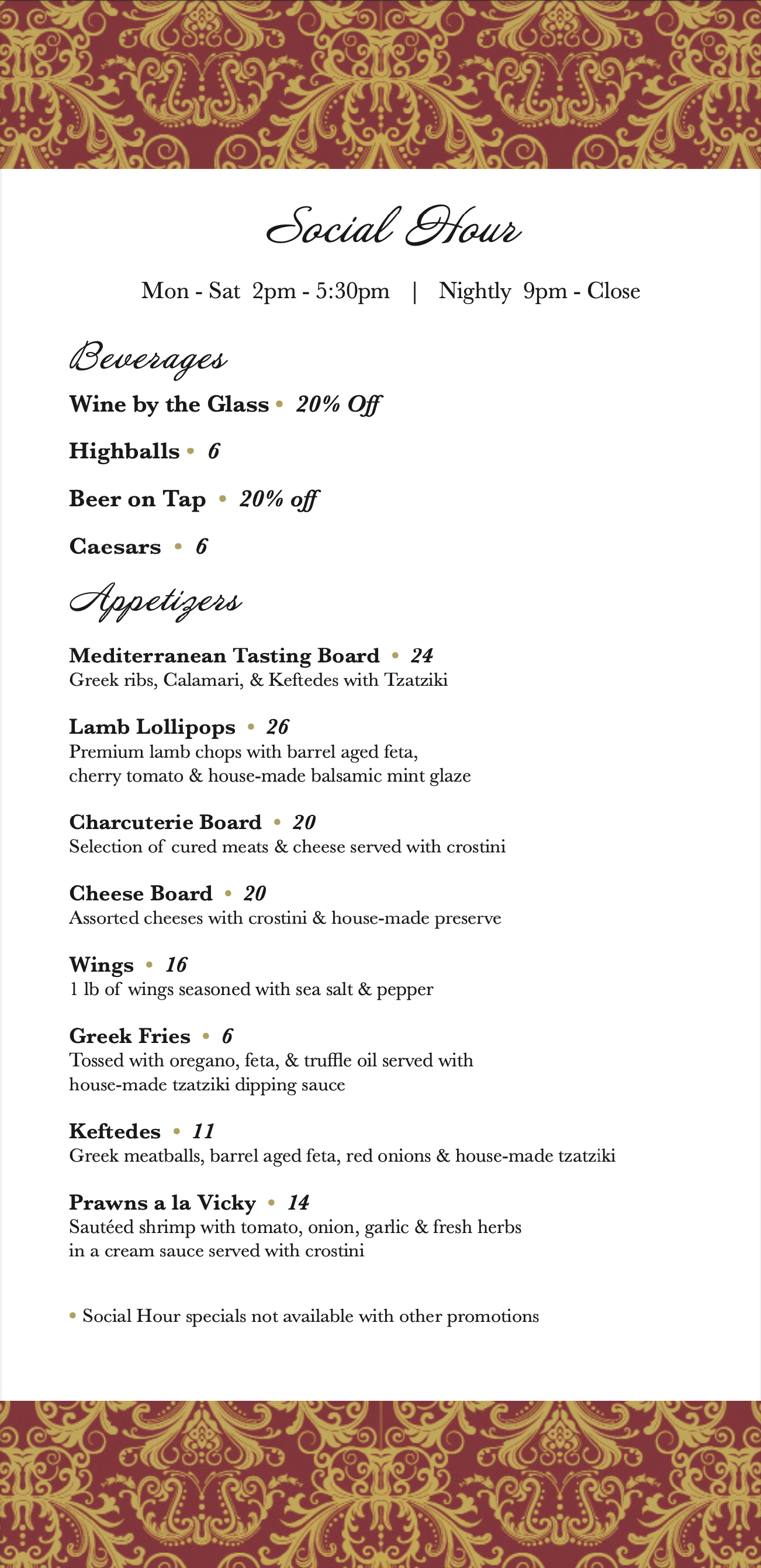 Vicky's Bistro | Wine Bar | Sherwood Park